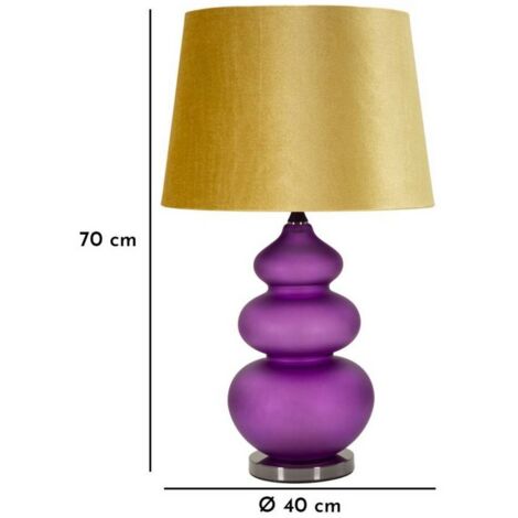 Dmora - Lámpara de mesa Genovesi, Luz de escritorio, Luz de oficina ...