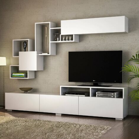 Dmora - Pared Equipada Daneb, Composición de la sala de estar, Muebles ...