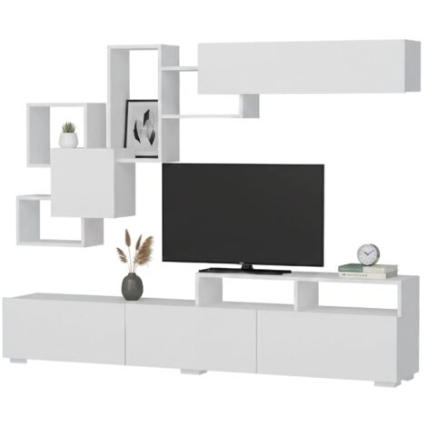 Dmora - Pared Equipada Daneb, Composición de la sala de estar, Muebles ...