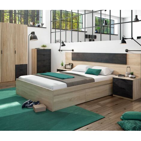 Dmora Cómoda Mesquite, Semanal con 5 cajones, Tocador para dormitorio ...