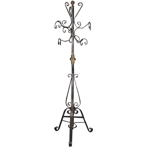 Dmora Práctico perchero de metal para entrada, Perchero clásico, Made ...