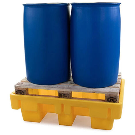 Contenitore di contenimento per Pallet europei - Nero - SJ-2E-BLK