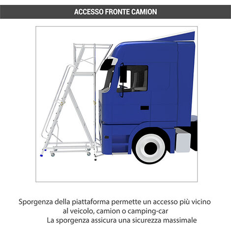 Piattaforma d'accesso frontale camion - Altezza d'accesso 3.75m - ER11 ...