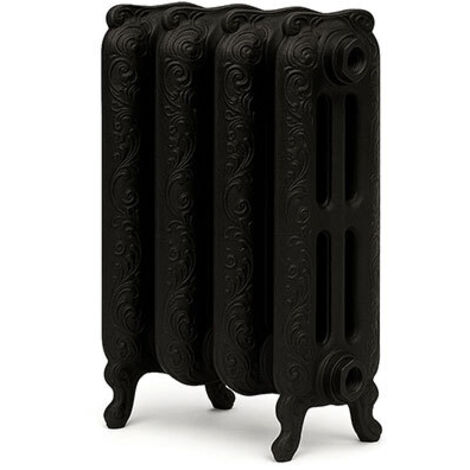 Radiatore in ghisa nero - Altezza 710mm - Lunghezza 360mm - 303 watt ...
