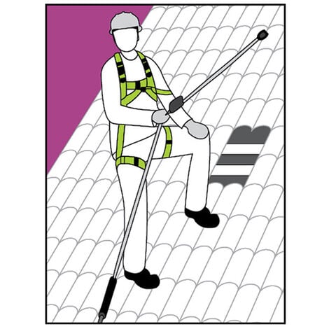 Kit imbracatura anticaduta per tetto - 10m - FA8010400/10