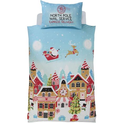 Rapport Gingerbread Town Toddler Junior Duvet Cover Set Children's ...