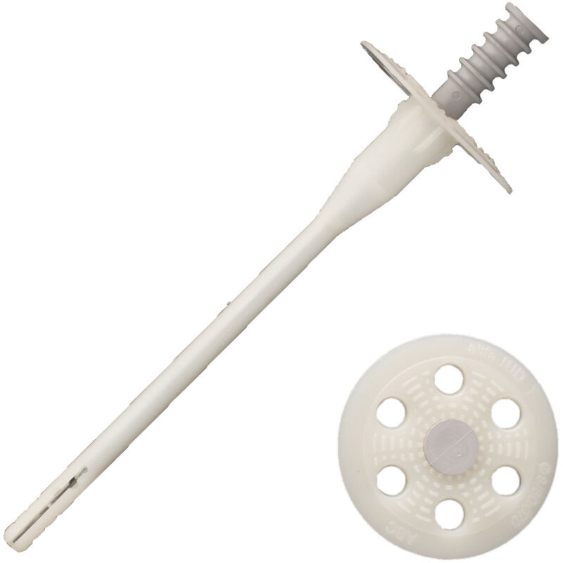 Fixation d'isolant polyvalentes à frapper clou acier FIMAX Ø8x215mm ...