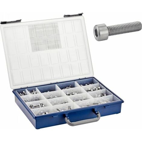 Coffret vis à métaux tête cylindrique - Six pans creux Inox A2