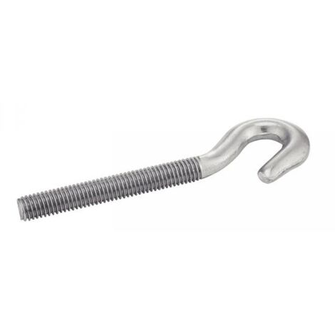 Crochet à œillet ouvert - Filetage métrique - Inox A2 6x50 mm - Boîte de 5