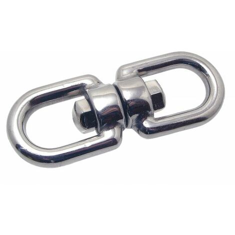 Emerillon à anneaux - Inox A4 D6mm - Boîte de 5