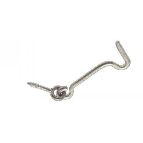 Crochet de contrevent - Avec piton - Inox A2 6x200 mm - Boîte de 10