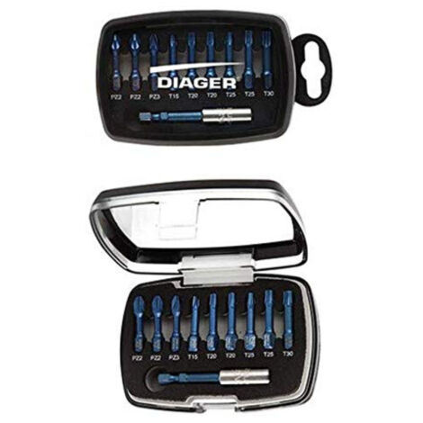 Coffret vissage Blue Shock 10 pcs Diager