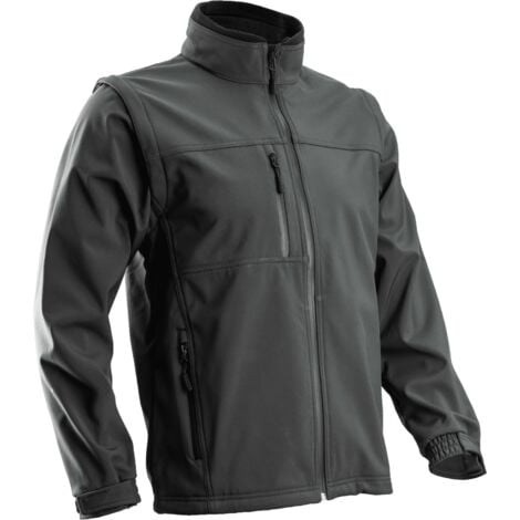Veste de travail softshell YANG 2 en 1 - Anthracite XL - 52/54