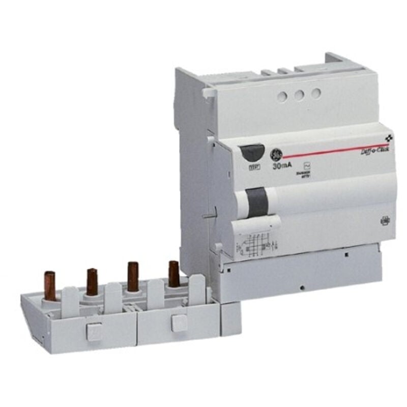 Bloc différentiel tétrapolaire - 30mA - type AC - 2 modules - 32/63A - Calibre - Calibre 63A