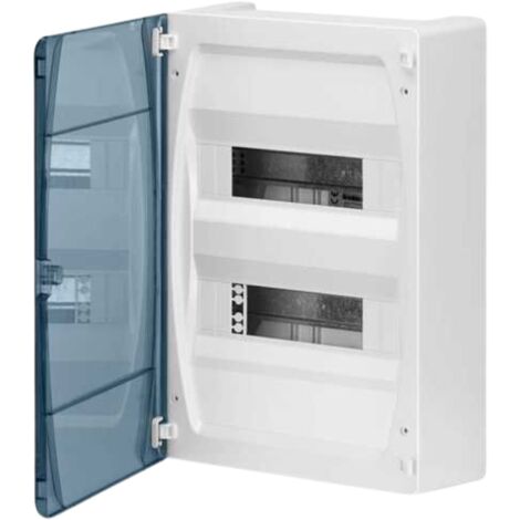 Coffret de distribution GOLD IP40 2x12 modules porte transparente