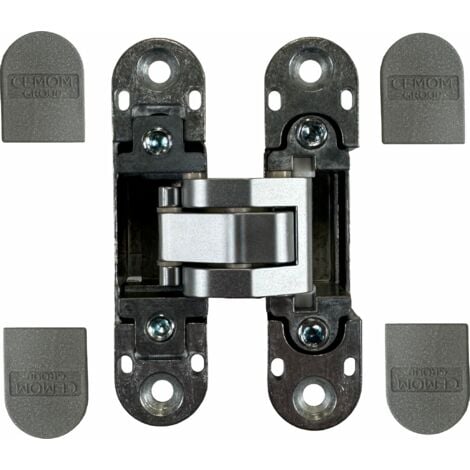 1 ESTETIC W978/A CEMOM MOATTI 95 mm Cerniera invisibile reversibile Argento