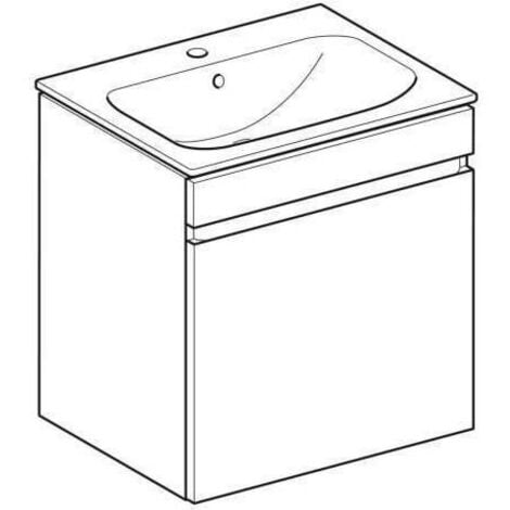 Geberit Renova Plan Set mit Waschtisch u. Unterschrank ,1