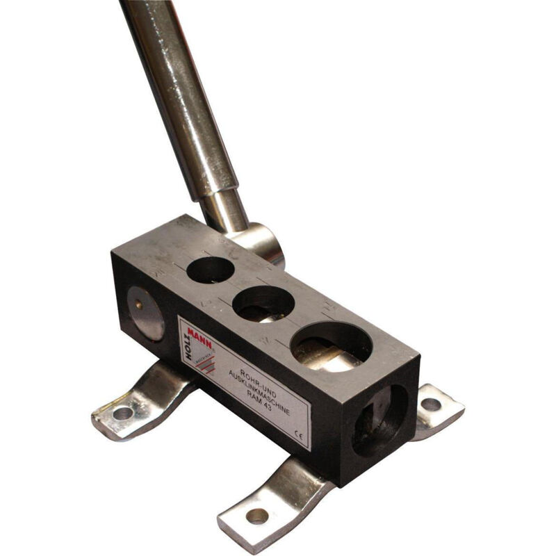 Manual notching machine for 28-34-43 mm tubes Holzmann ram43