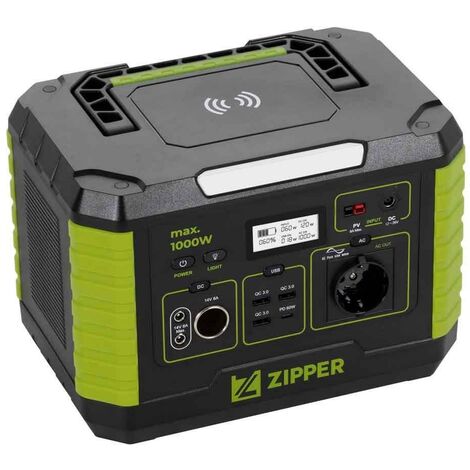 Portable power station 1000 W ZIPPER zi-ps1000
