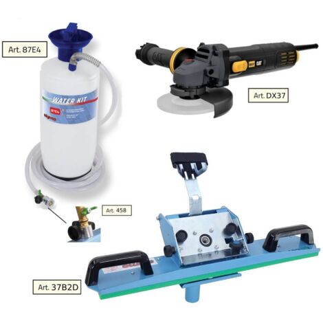Tile cutter SIGMA J-PRO + waterkit 87E4+458 + grinder CAT DX37