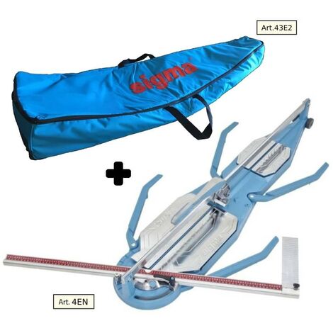 Tile cutter SIGMA 4en cm 125 push engraving + canvas suitcase with ...