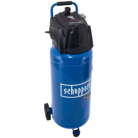 Vertical air compressor 50 lt 10 bar with 13 accessory kit Scheppach hc51v