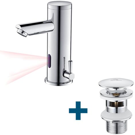 Infrarot Sensor Wasserhahn Automatik Waschtischarmatur + Ablaufgarnitur ...