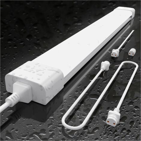 18W LED Feuchtraumleuchte 60cm für Keller, Garage, Innen- und Außenbeleuchtung , IP65 Wasserfest ...