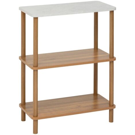 Étagère de rangement à 3 niveaux design scandinave chic pour salon ...
