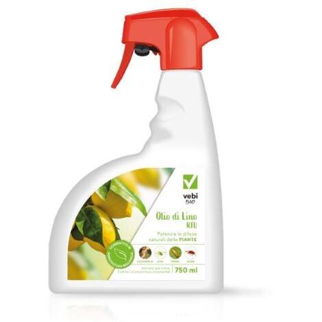 Vebi OLIO DI LINO Insetticida naturale cocciniglia spray 750 ML