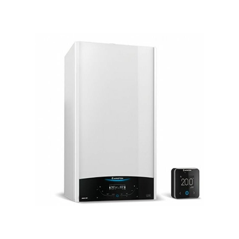 CALDAIA ARISTON A CONDENSAZIONE GENUS ONE NET 30 KW METANO COMPLETA DI KIT SCARICO FUMI Kit Fumi ...