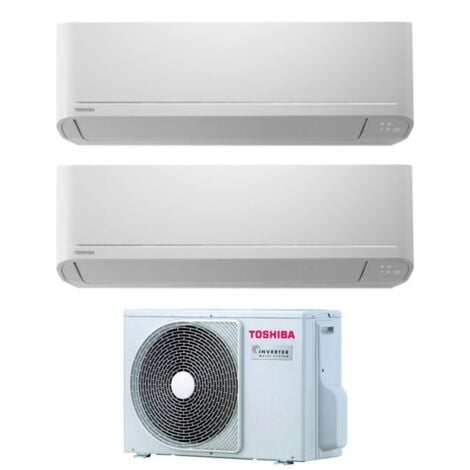Climatizzatore Condizionatore Toshiba Dual Split Inverter serie SEIYA 13+13 con RAS-3M26U2AVG-E ...