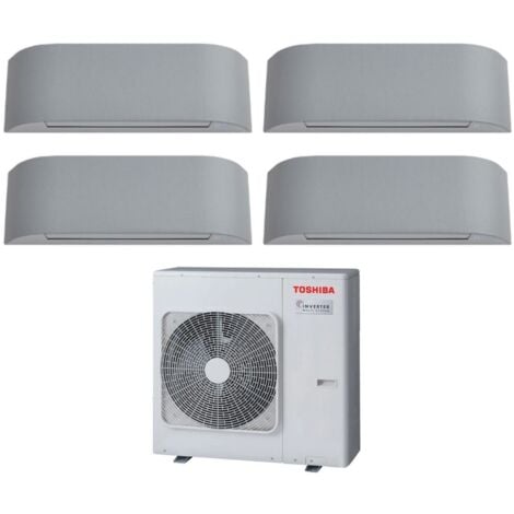 Climatizzatore Condizionatore Toshiba Quadri Split Inverter serie HAORI 13+13+13+13 (12+12+12+12 ...