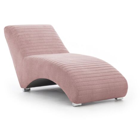 Relaxliege Liege Sessel ABRAMO in Stoff Lisbon Rose