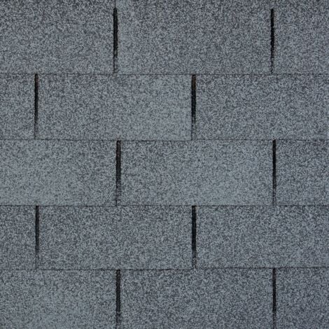 Tejas bituminosas TRIO, de color gris - la techumbre bituminosa 3 m2 ...