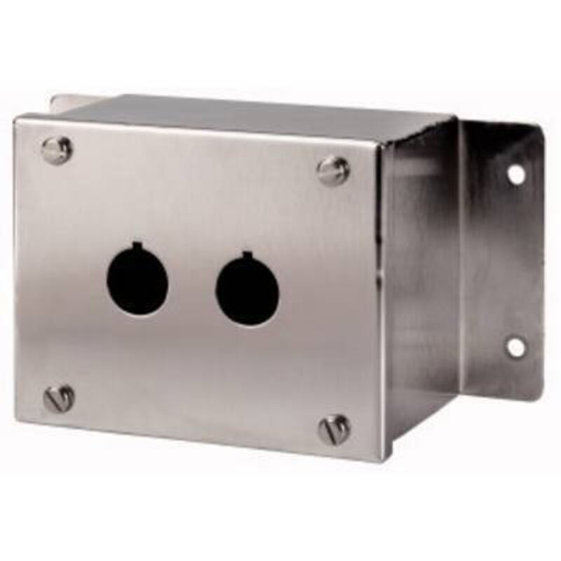Boîtier à monter en saillie acier inoxydable 2 emplacements de montage ...