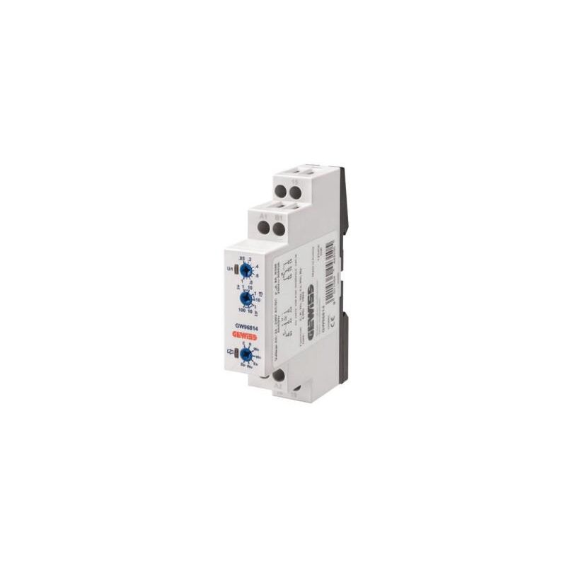 Relais temporisé Multifonctions 1 module GEWISS GW96814