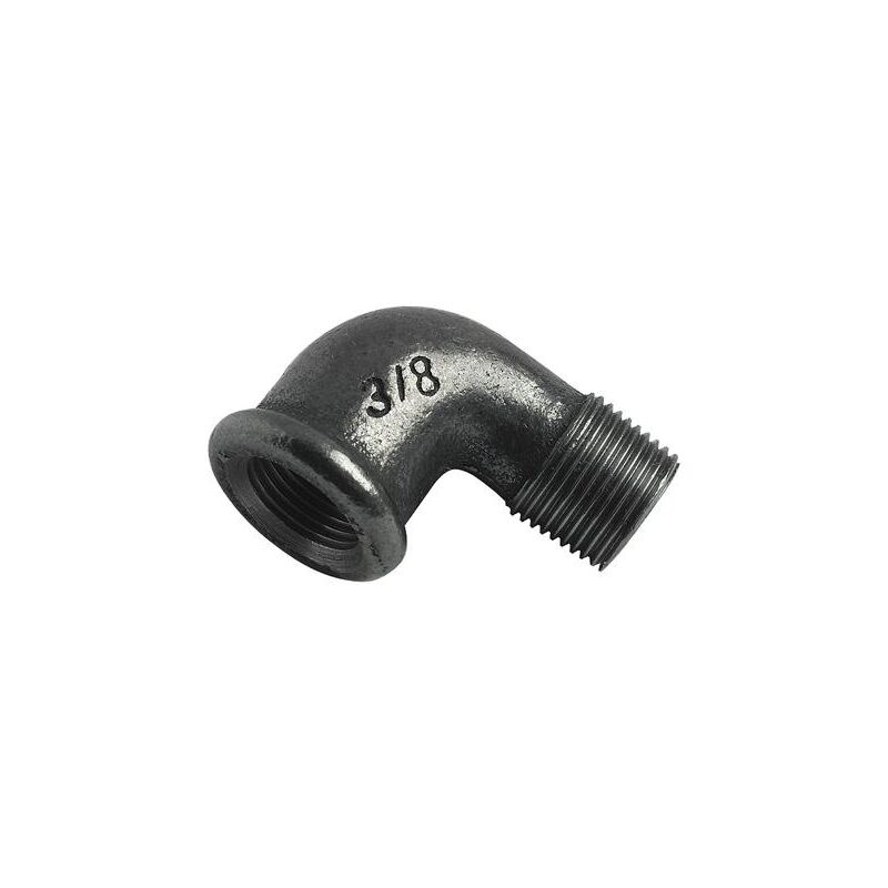 COUDE EGAL FONTE NOIRE PETIT RAYON 90° MALE FEMELLE N° 92 COUDE EGAL FONTE NOIRE PETIT RAYON 90° MALE FEMELLE N° 92