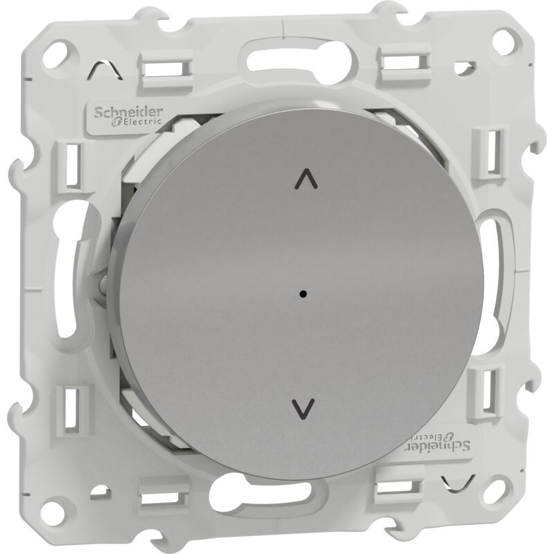 Wiser Odace interrupteur volet-roulant 4A zigbee alu SCHNEIDER S530567W