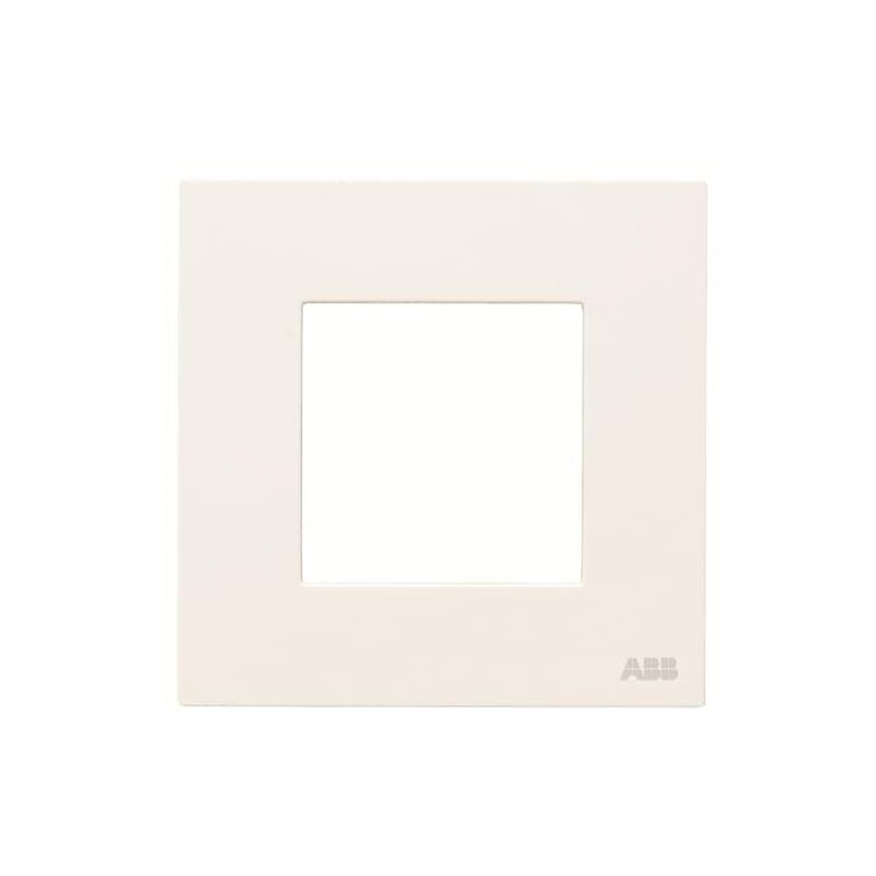 Zenit Plaque de Finition 2 modules Blanche 2CLA227100N1102 ABB N2271BL
