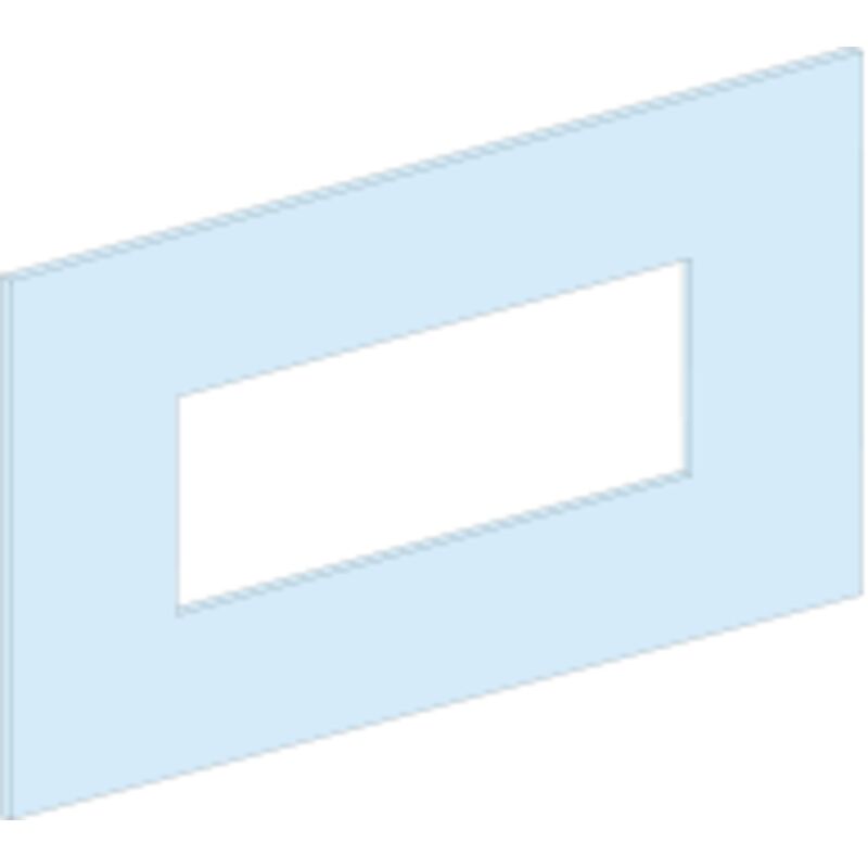 PrismaSeT G Active Plastron inv. monobloc INS250-5M-L600-Fixe-RAL9003 ...