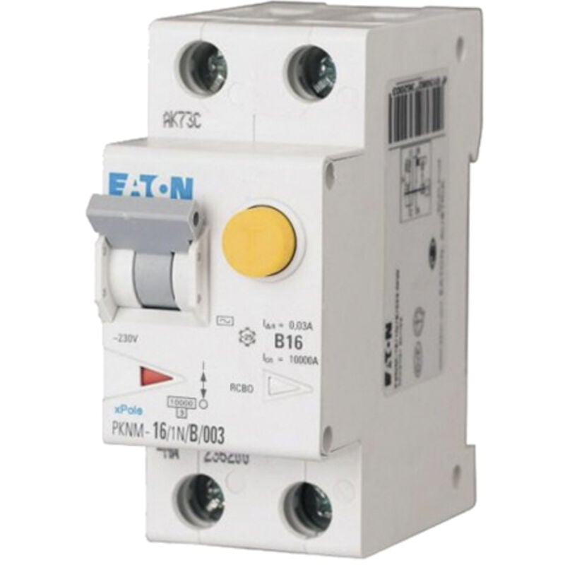 Disj. diff. PKNM 1P+N 40A 30mA/cbe C/AC 000236334 EATON PKNM-40/1N/C/003-MW