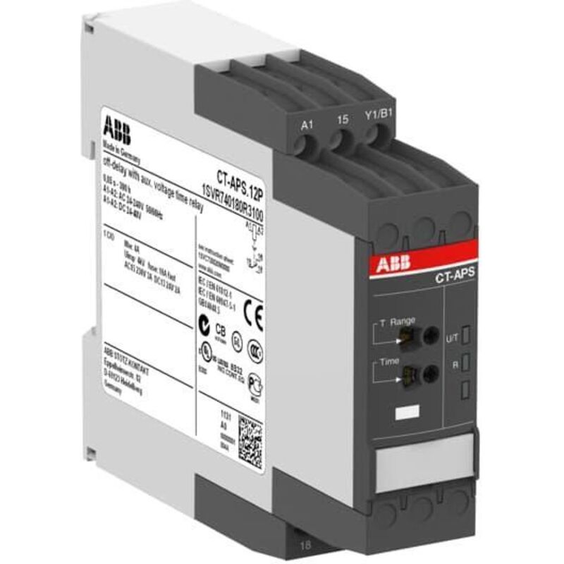 Relais Tempo Repos 0,05S-300H 1rt Alim 24-240VacDC V 1SVR740180R3100 ...