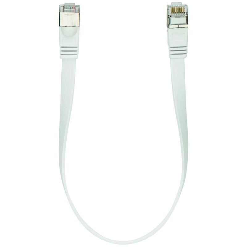 CORDON PLAT 4P RJ 45/RJ 45 - L 30CM GEWISS GW40776