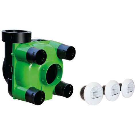 Groupe VMC simple flux hygroréglable Modulo2RC2V T3 7 CORD PIL HYGB ...