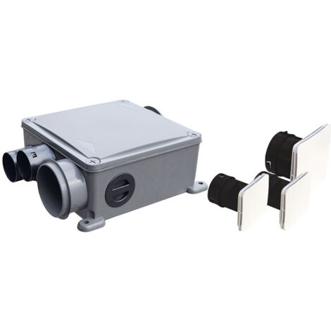 Groupe VMC simple flux autoréglable Kit ALINEO3 DESIGN2S av inter ...