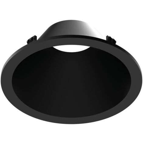 Collerette métal aimantée pour encastré EF4 ronde couleur noir oir ARIC ...