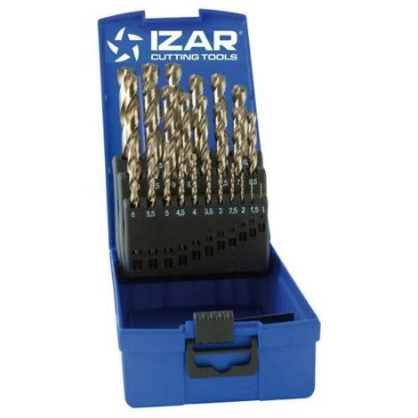 Coffret de 25 forets inox de 1 à 13 mm IZAR CUTTING TOOLSL 18370