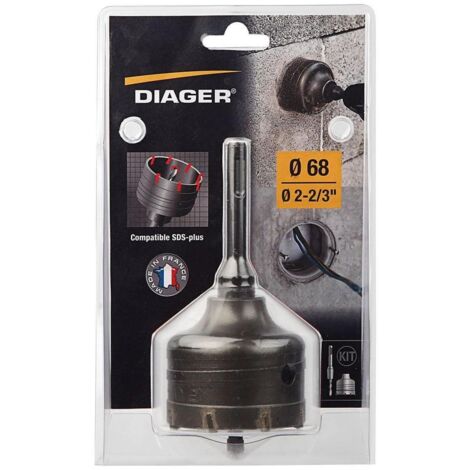 Kit trépan électricien D68 DIAGER 326CD068
