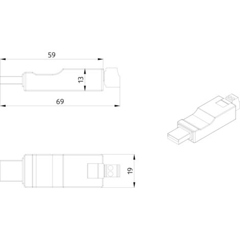 USB-Stick-IF/KNX Interface de données LUXOMATnet 90409